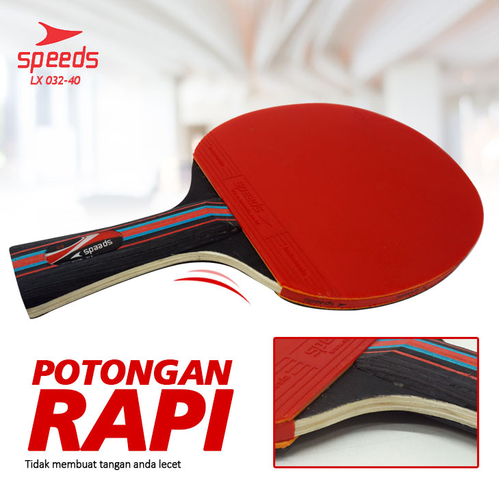 SPEEDS Bat / bad Tenis Meja / Pingpong Isi 1, Barang bagus, Karet, Tahan lama. 032-40 - Speeds ...