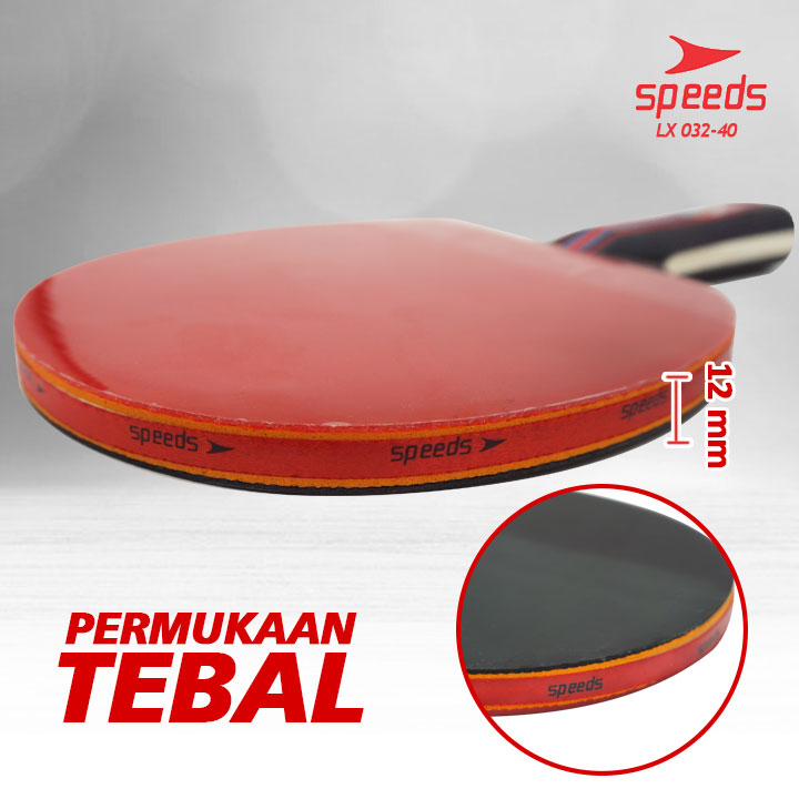 SPEEDS Bat / bad Tenis Meja / Pingpong Isi 1, Barang bagus, Karet, Tahan lama. 032-40 - Speeds ...