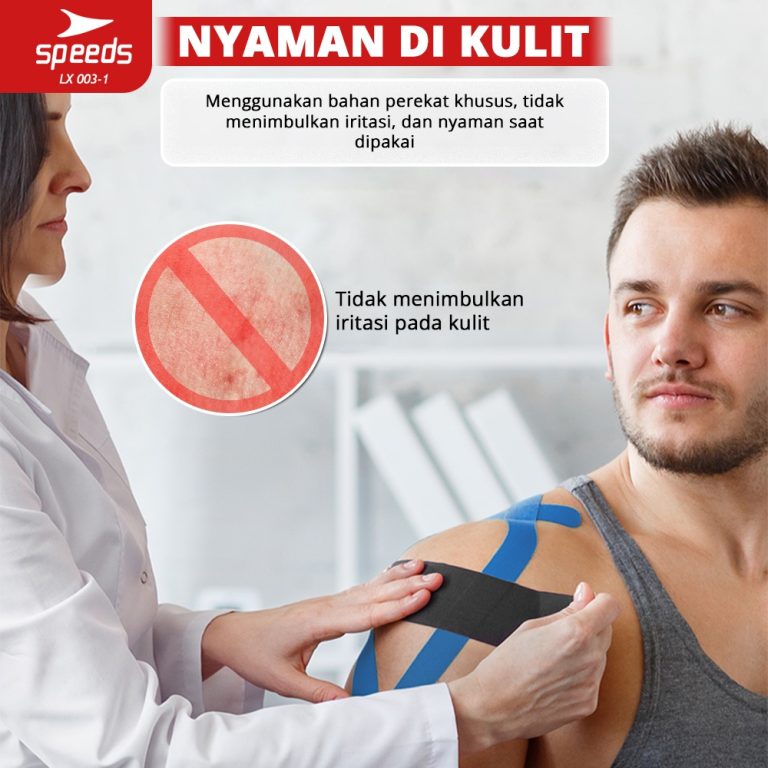 SPEEDS Kanesio Tape / Tapping / Kinesiology Tape 2.5cm x 5m Termurah Sport And Therapy Tapping ...