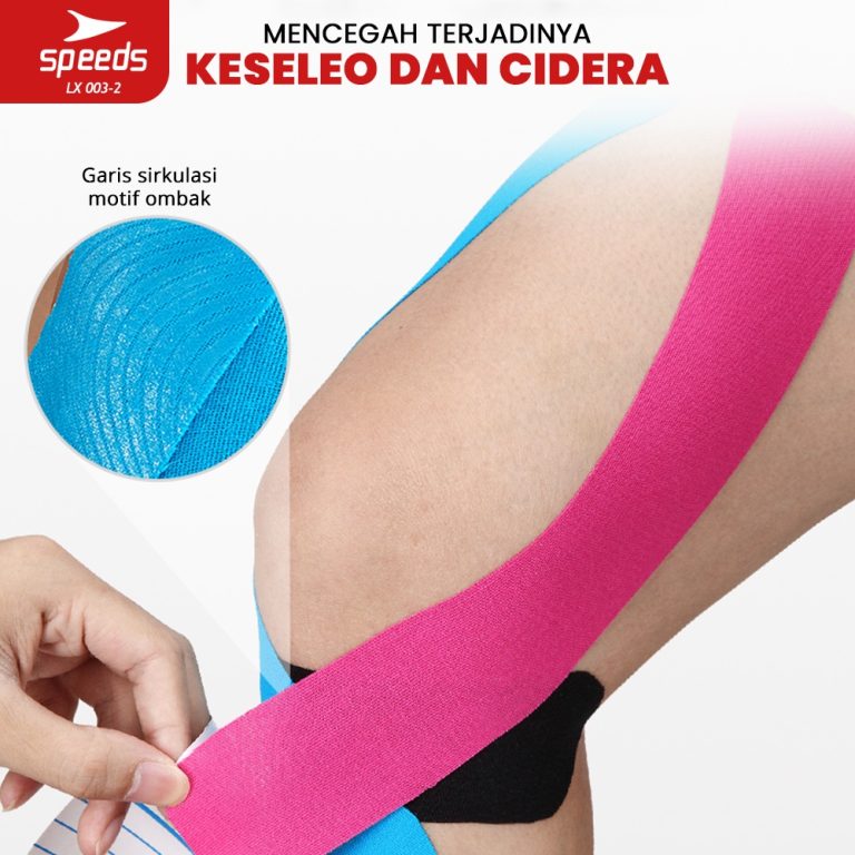 SPEEDS Kinesio Tape Kinesiology Tape Sport And Therapy Tapping Plester Elastis Untuk Otot 003-02 ...