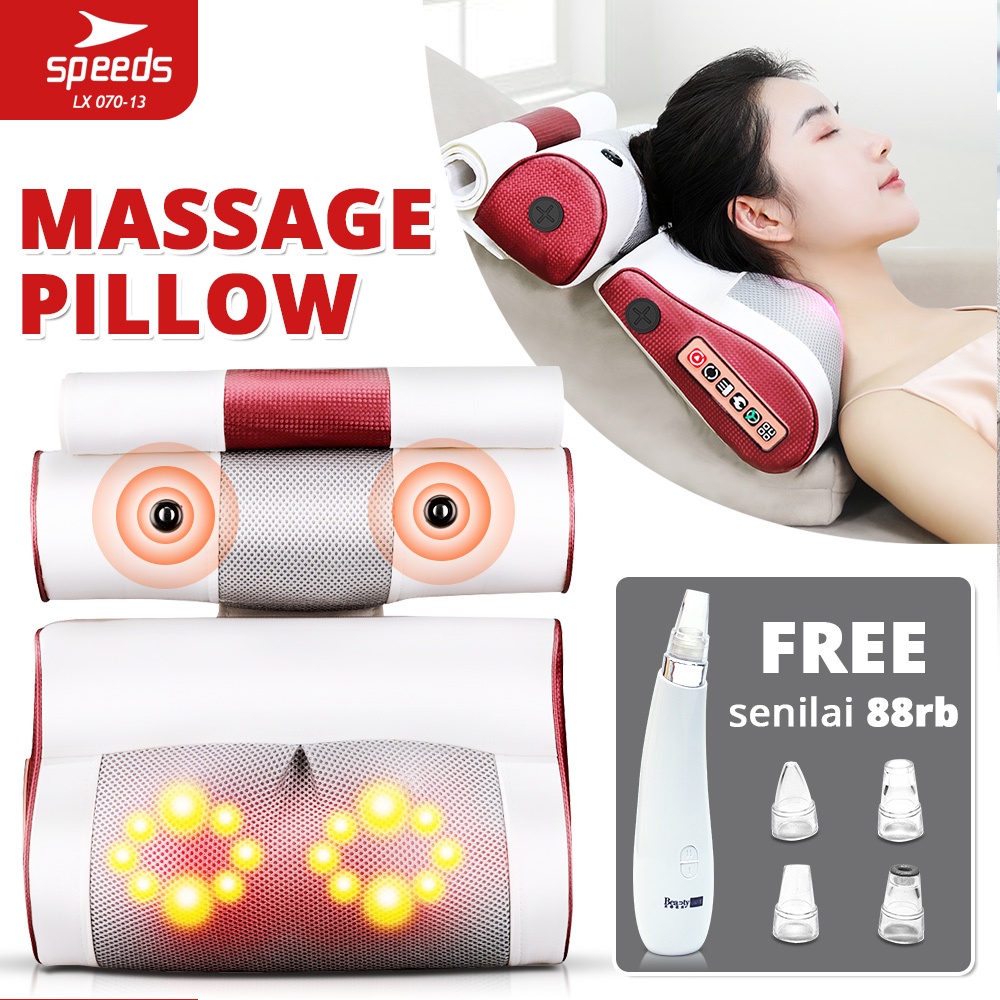 Speeds Bantal Pijat Massager Alat Pijat Terapi Refleksi Kesehatan